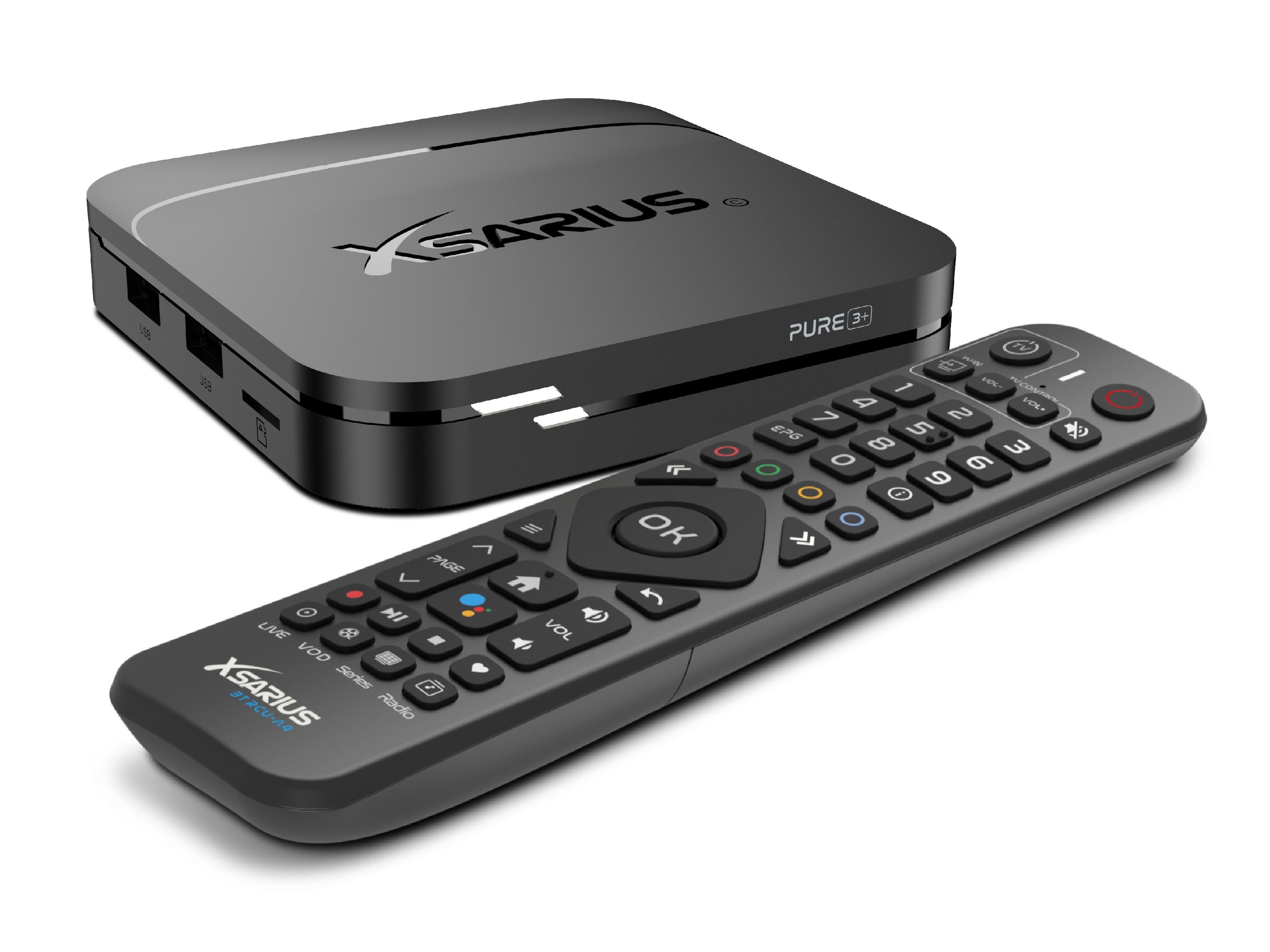 Xsarius PURE 3+ 4K Android 11 OTT 4K UHD IPTV Player H.265 HEVC Wlan ...