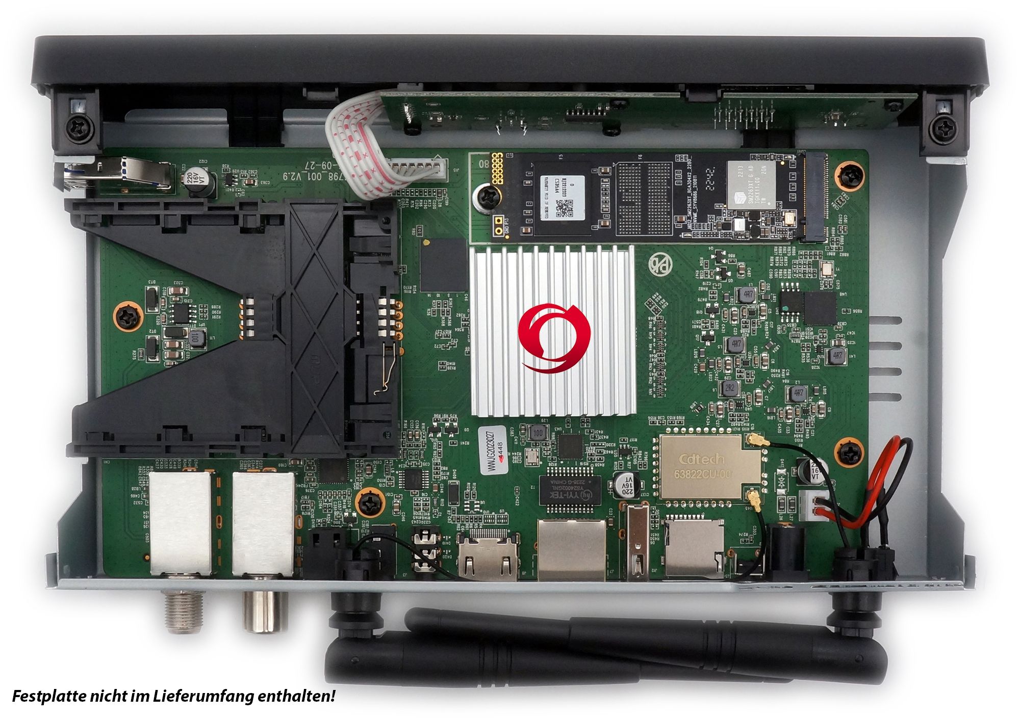 Octagon SF8008 Supreme UHD 4K Combo (DVB-S2X & DVB-C/T2, Linux E2, M.2 ...