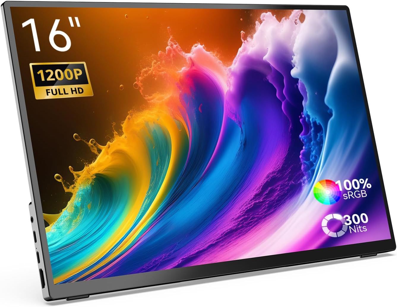 Minix SF16 tragbarer Monitor, Full HD 1200P IPS-Bildschirm, 100 % sRGB ...