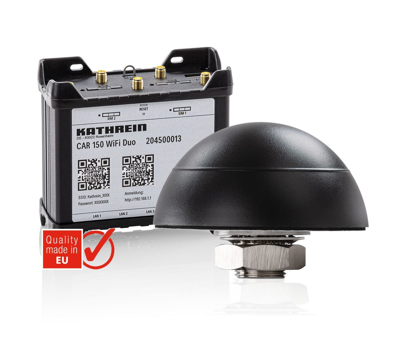 Kathrein CAR 150 WiFi Duo - Camping-Router für optimales WiFi rund um ...