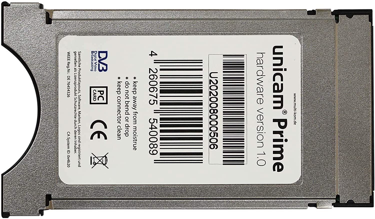 Unicam Prime CI Modul mit DeltaCrypt-Verschlüsselung 3.0 – Neue Hardware | 13591