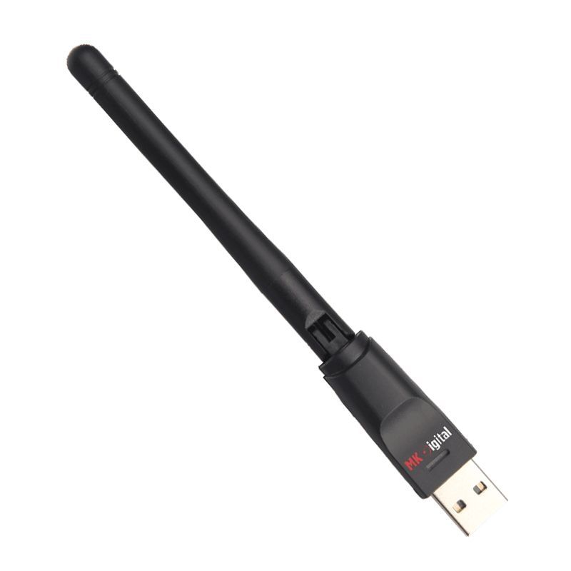 MK Digital USB WiFi WLAN Adapter 150 Mbit/s mit 3dBi Antenne | 13190