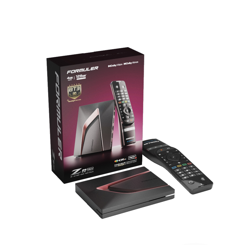 Formuler Z12 Ultra BT3 Edition 4K UHD Android 12 IP-Receiver HDR10 ...