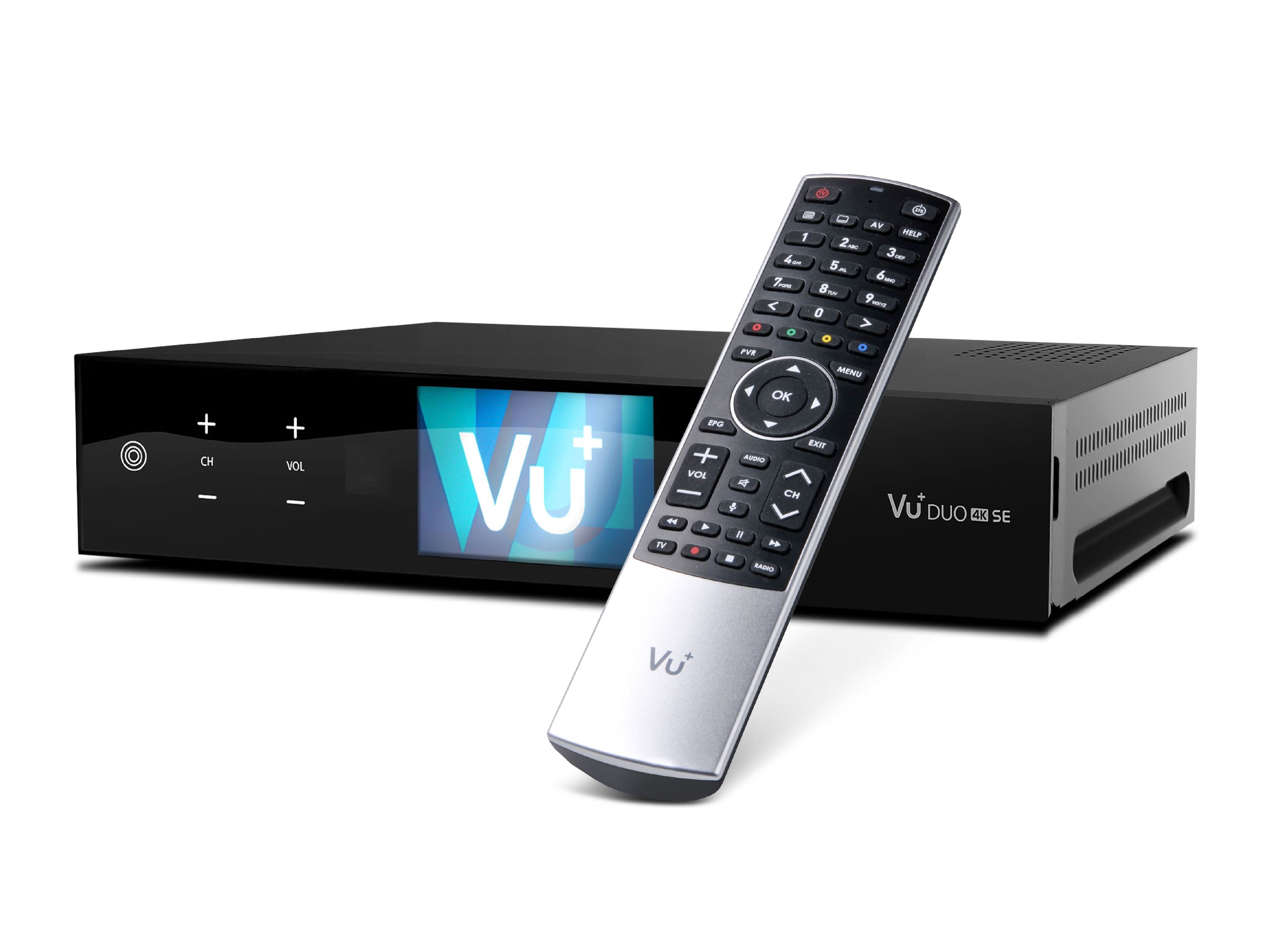 VU+ Duo 4K SE BT 2x DVB-S2X FBC Twin Tuner PVR ready Linux Receiver UHD ...