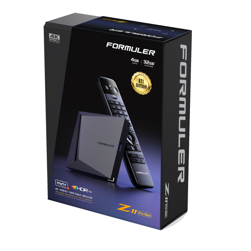 Formuler Z11 PROMAX BT1-Edition Android 11 OTT Medien Player 4GB RAM ...