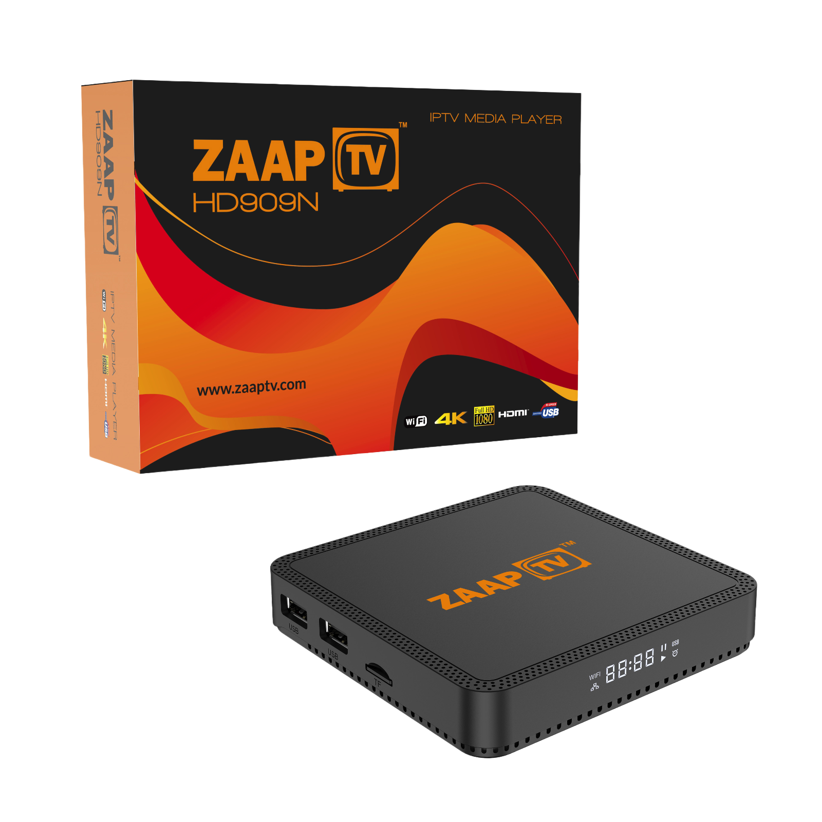 ZaapTV HD909N Android 11 Mediaplayer - 2 Jahre ZaapTV Arabic ...
