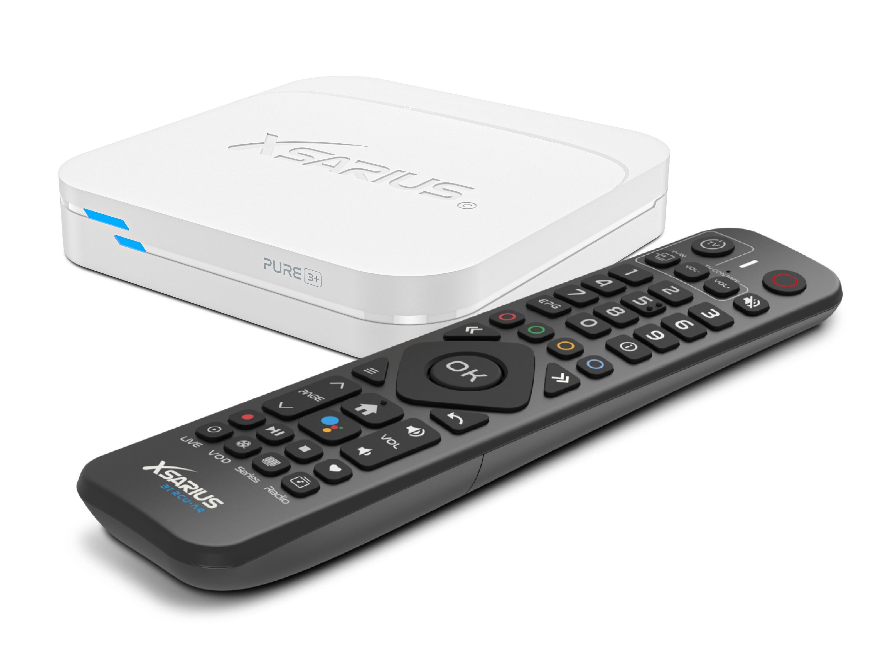 Xsarius PURE 3+ white 4K Android 11 OTT 4K UHD IPTV Player H.265 HEVC ...