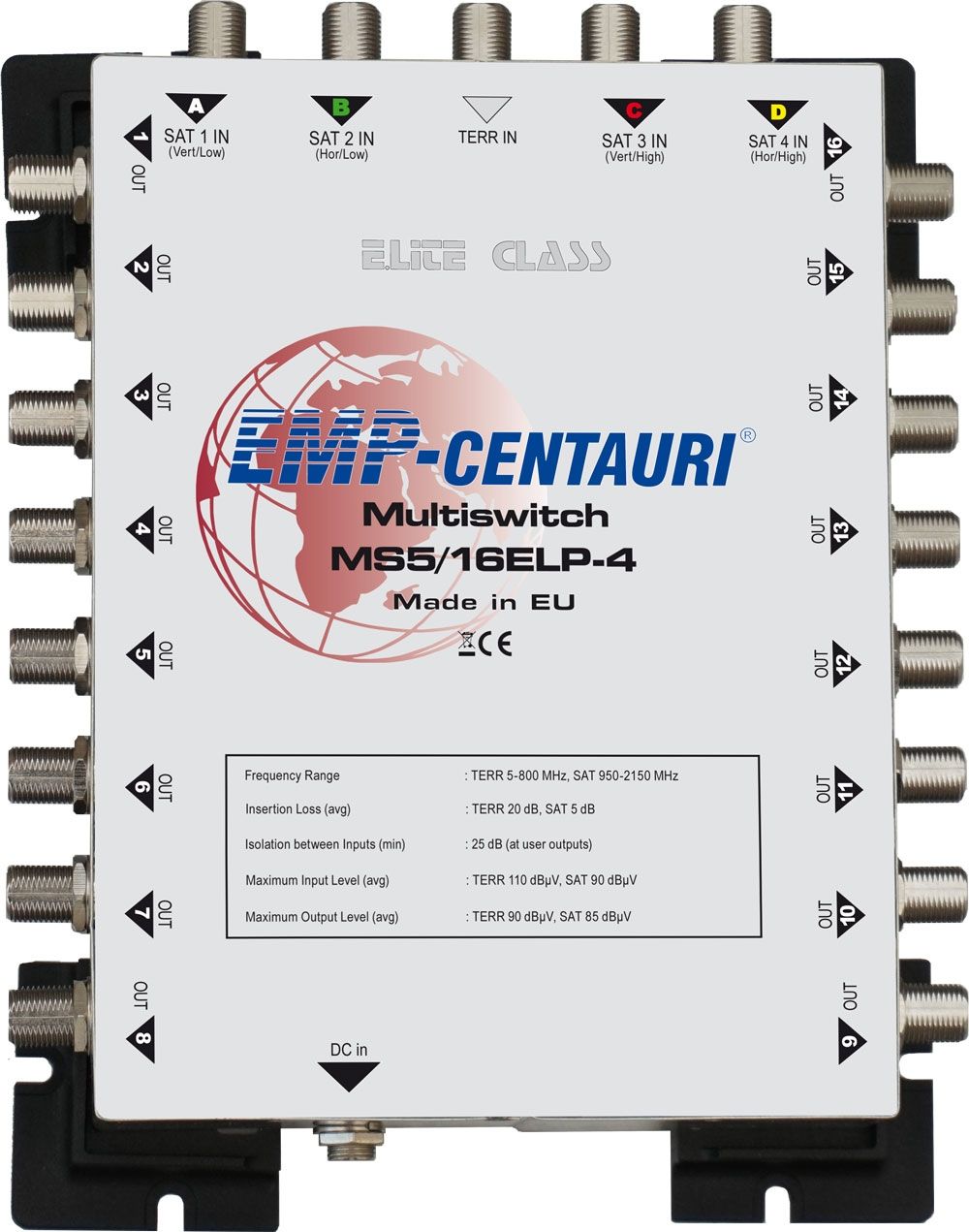 EMP Centauri E-Lite Class Multischalter MS 5/16 ELP-4 ohne Netzteil | 13574