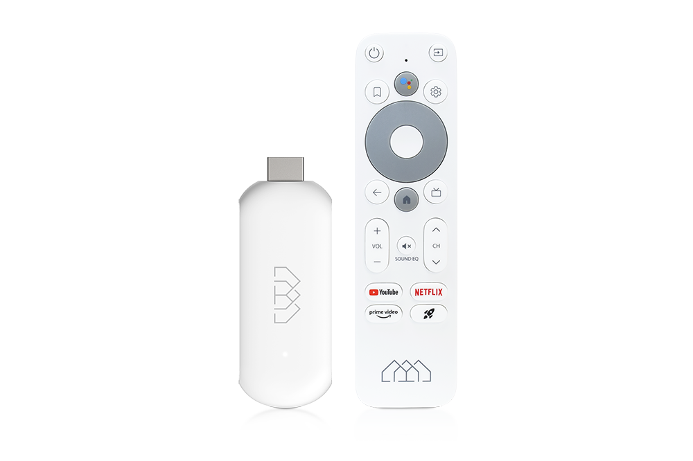 Homatics Google TV Stick 4K UHD Weiß (Full HD, HDMI, 5GHz WiFi ...