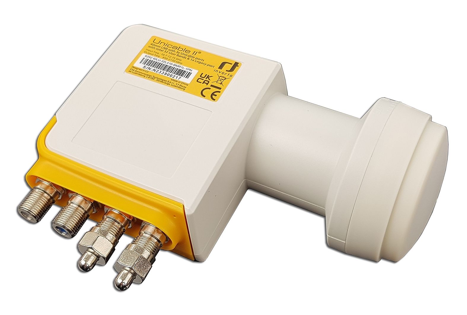 Inverto Unicable II LNB IDLU-32L410-BMR1L-1PN für bis zu 33 Teilnehmer ...