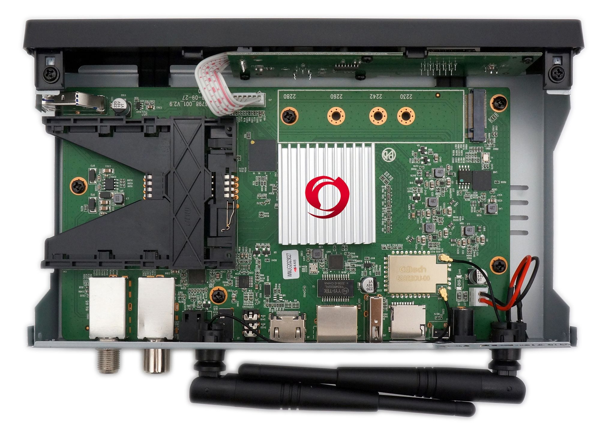 Octagon SF8008 Supreme UHD 4K Combo (DVB-S2X & DVB-C/T2, Linux E2, M.2 ...