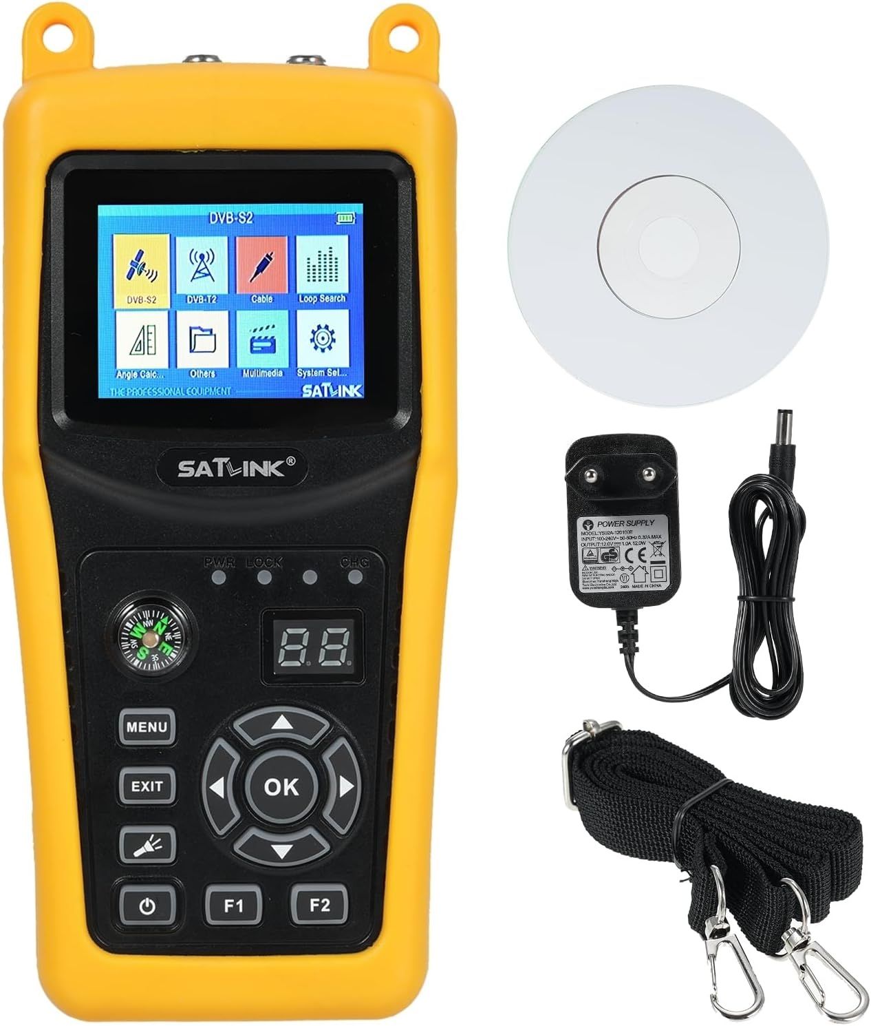 Satlink ST-5032 DVB-S2/S ISDB-T J83B Digitaler Satellitensignalfinder ...