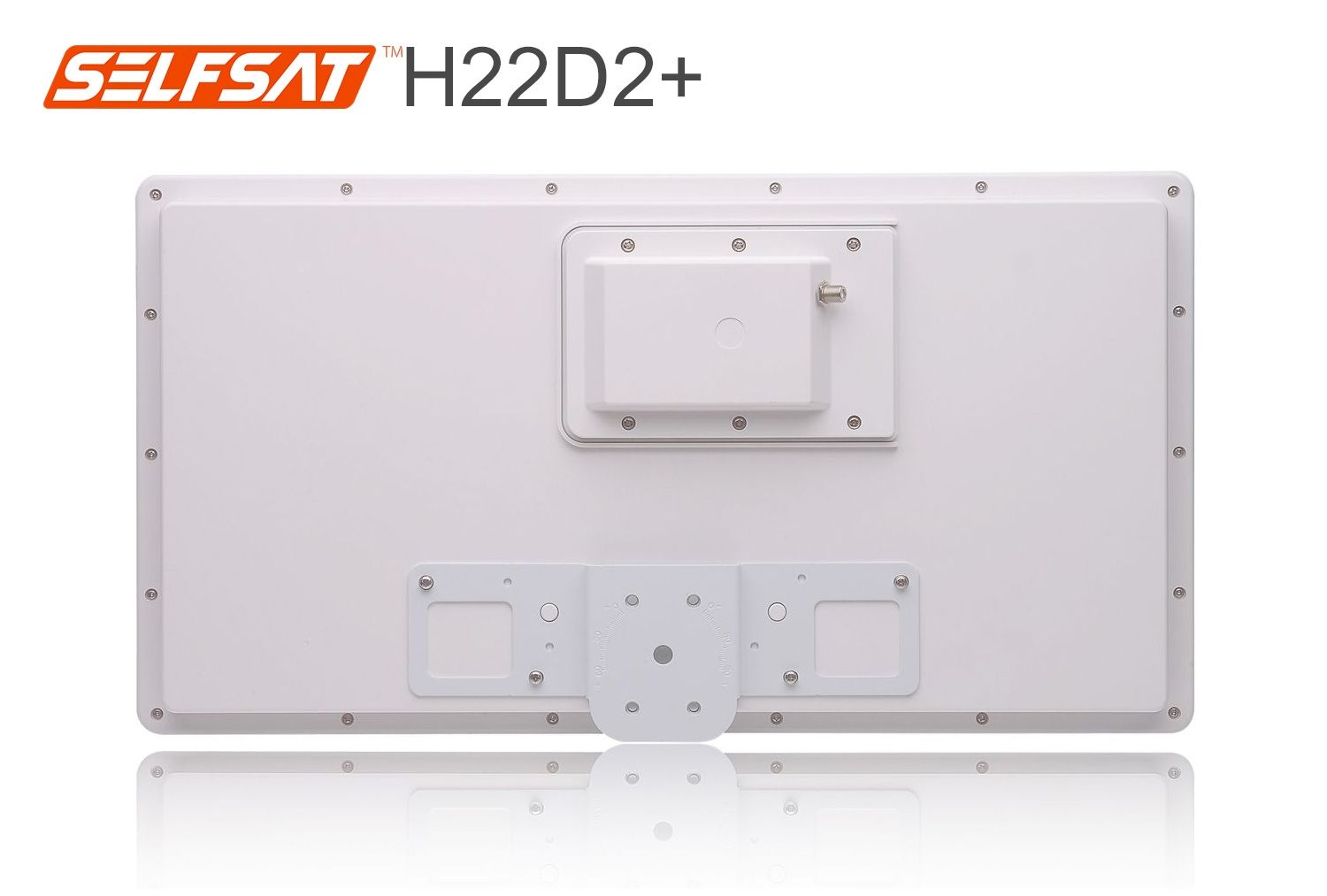 Selfsat H22D2+ Flachantenne mit austauschbaren Twin LNB | 2 Teilnehmer | 13451