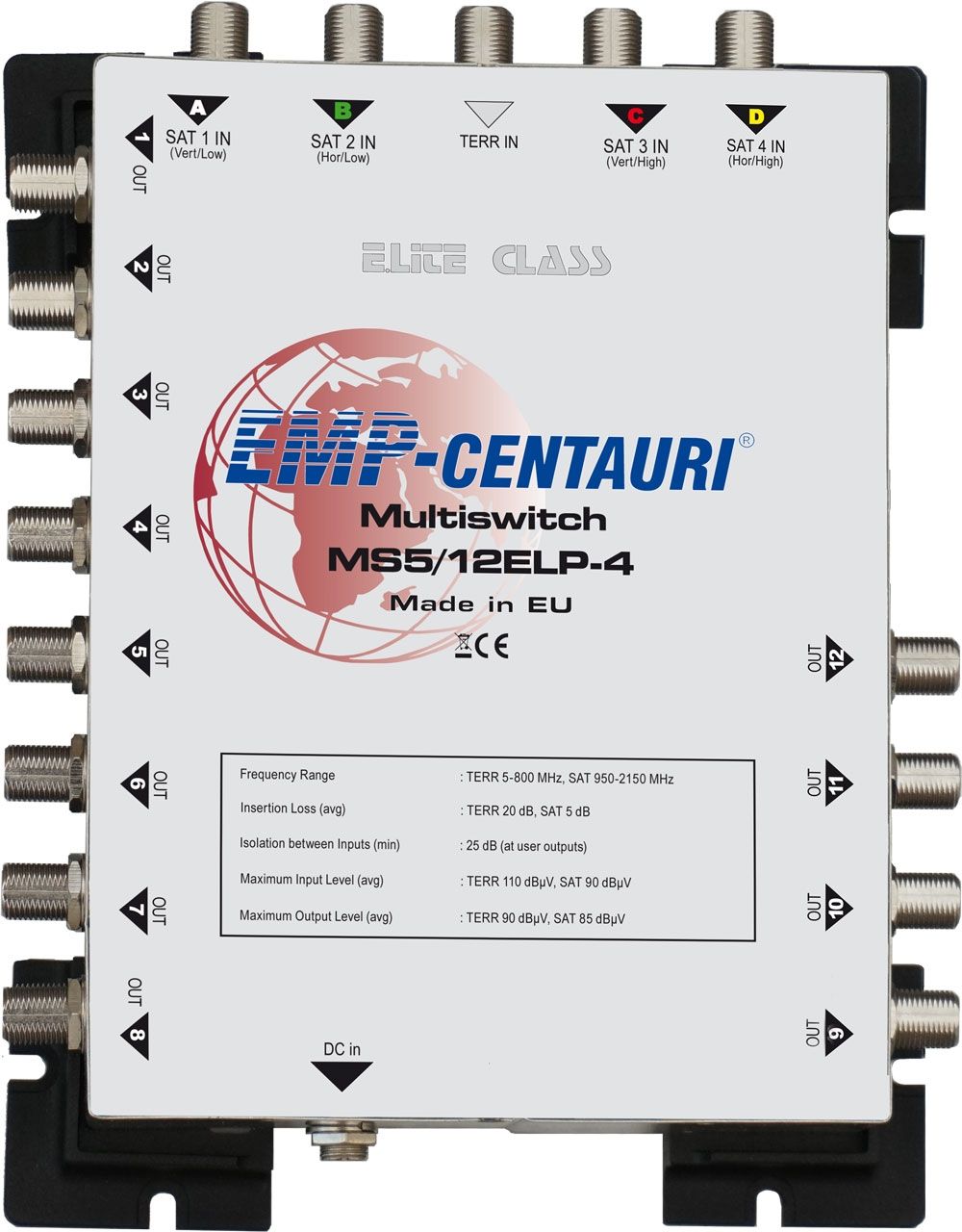 EMP Centauri E-Lite Class Multischalter MS 5/12 ELP-4 ohne Netzteil | 13573