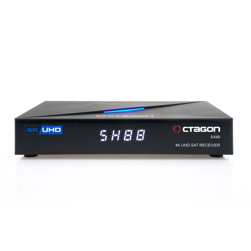 OCTAGON SX88 4K UHD S2+IP HDMI USB Kartenleser H.265 Stalker IPTV ...